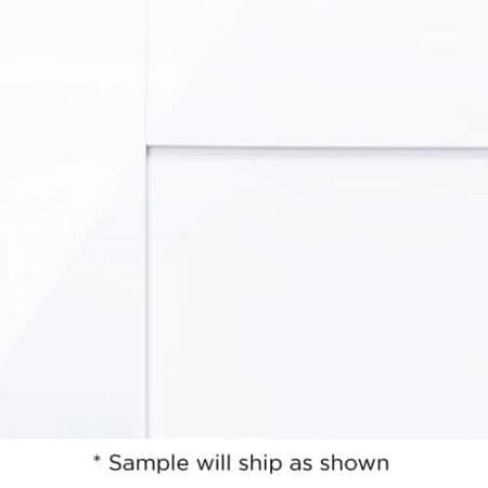 Pure White High-Gloss Shaker - The Cabinet Face